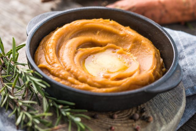 Maple Mashed Yams | The London Chef